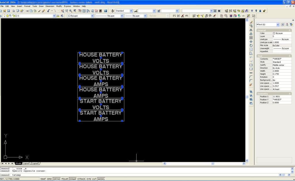 Exploding Mtext Makes Result Scaled Down And Thrown Across The Screen Autocad 2d Drafting
